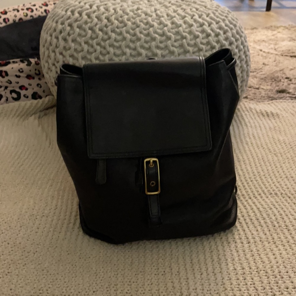Coach Vintage Early 2000s Leather Backpack - Gem